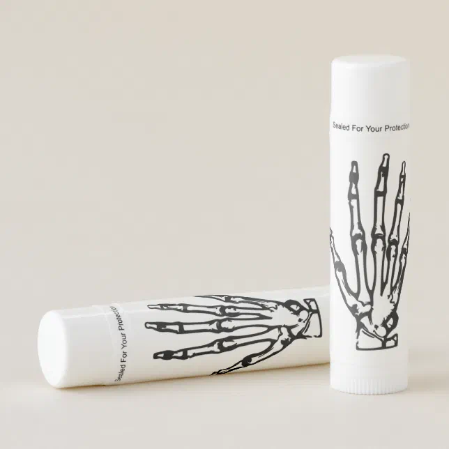 Skeleton Hand Lip Balm | Zazzle