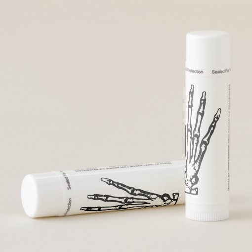 Skeleton Hand Lip Balm | Zazzle