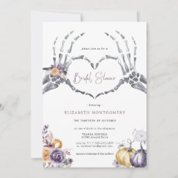 Skeleton Hands | Halloween Bridal Shower | Zazzle