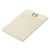 Skeleton Hands Heart Shape Custom Writing Paper Notepad | Zazzle