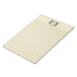 Skeleton Hands Heart Shape Custom Writing Paper Notepad | Zazzle