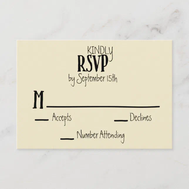 Skeleton Hands Heart Shape Wedding RSVP Enclosure Card | Zazzle