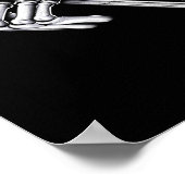 Skeleton Hippie Drinking Coffee Poster | Zazzle