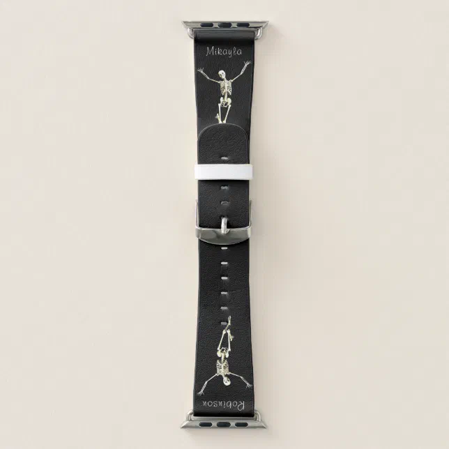 Skeleton Leaping Medical Imaging Apple Watch Band | Zazzle