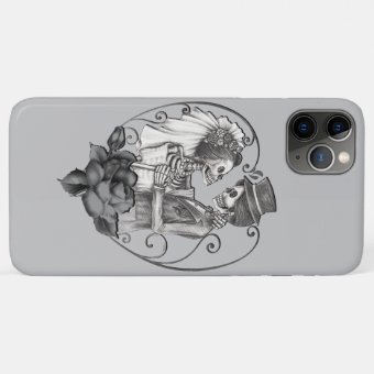 Skeleton Love Couple Marriage Dance Wedding Case-Mate iPhone Case | Zazzle
