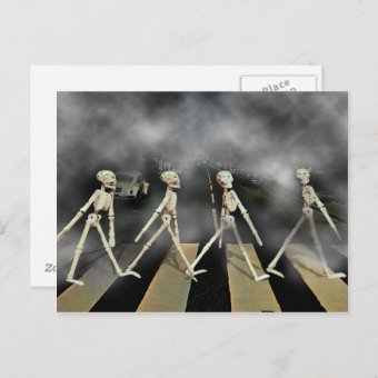 Skeleton Road Postcard | Zazzle