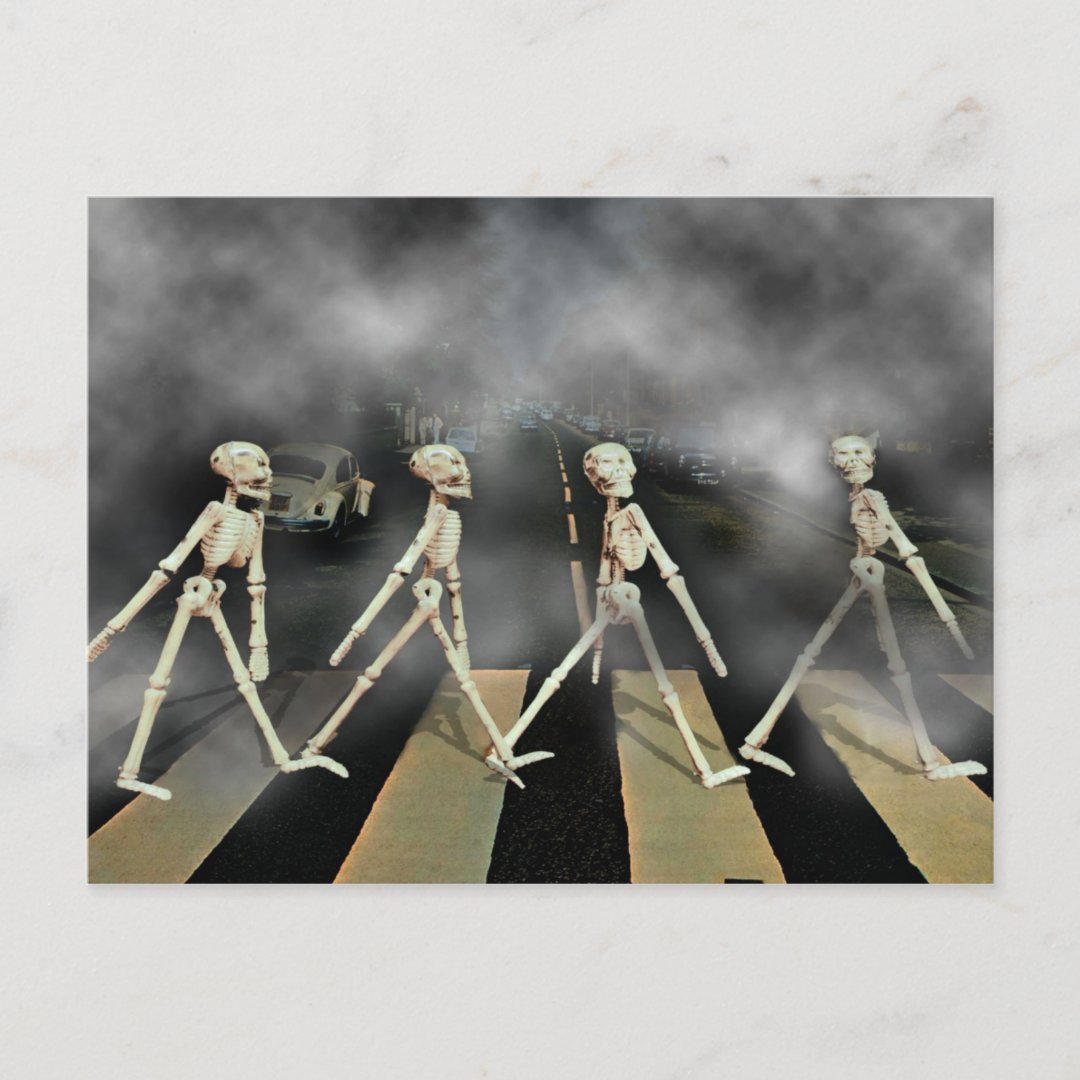 Skeleton Road Postcard | Zazzle