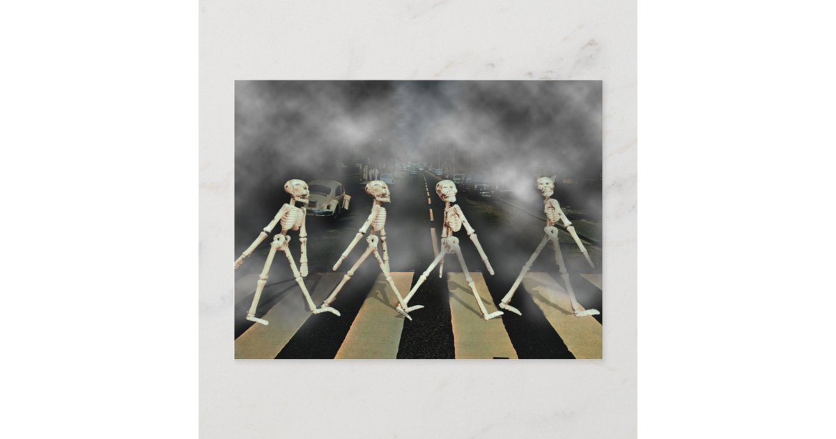 Skeleton Road Postcard | Zazzle