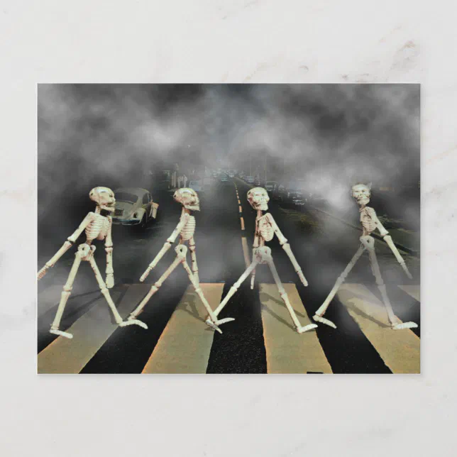 Skeleton Road Postcard | Zazzle