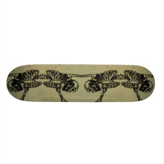 Skeleton skateboard! skateboard deck | Zazzle.com