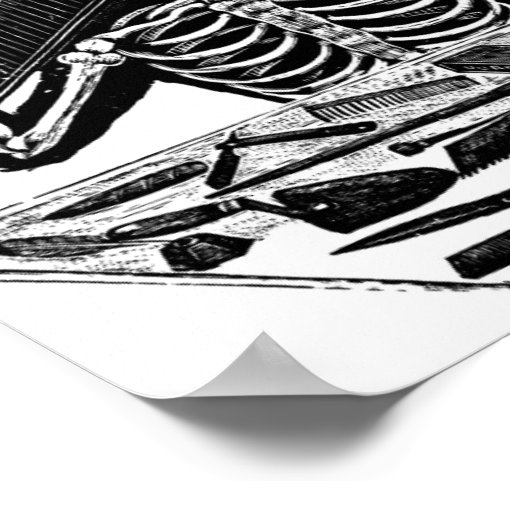 "Skeleton Undertaker" circa 1800's Mexico. Poster | Zazzle