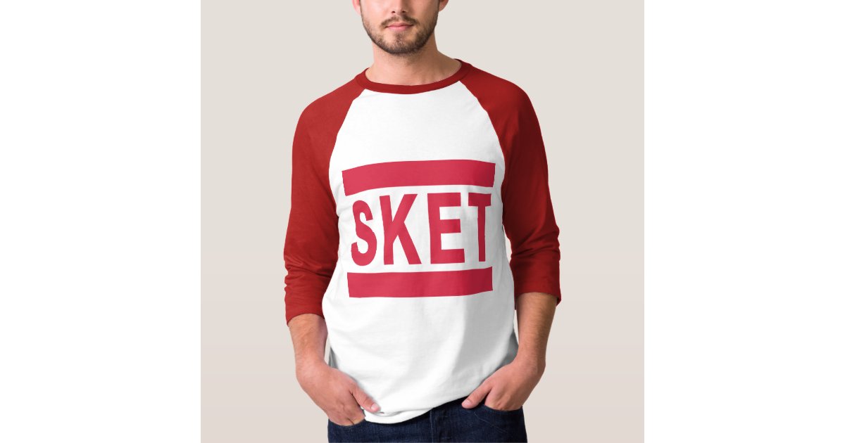 SKET Logo Gran T-shirt / RED | Zazzle