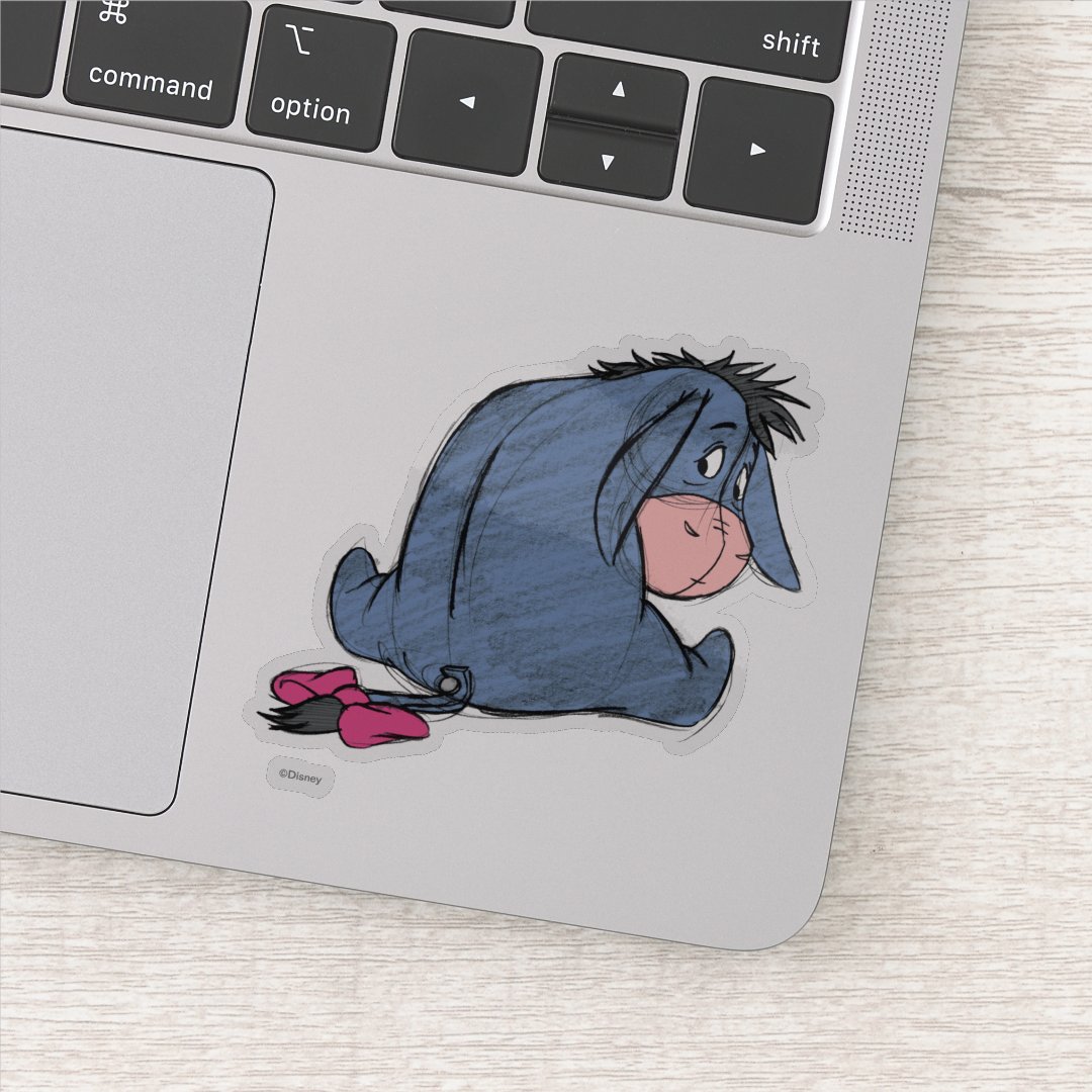 Sketch Eeyore 1 2 Sticker | Zazzle