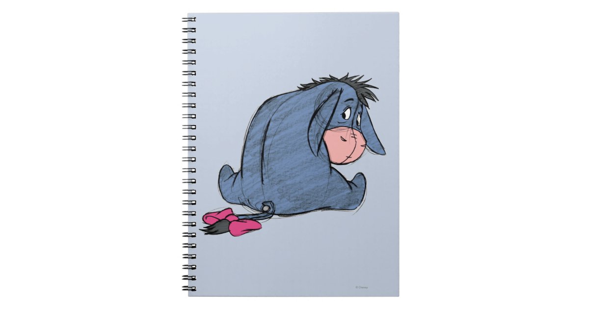 Sketch Eeyore 1 Notebook | Zazzle