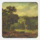 Sketch from Nature in Sion Park, 1819 (oil on card Square Sticker | Zazzle