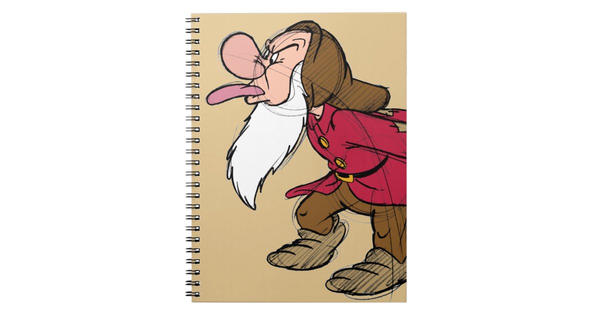 Sketch Grumpy Notebook | Zazzle