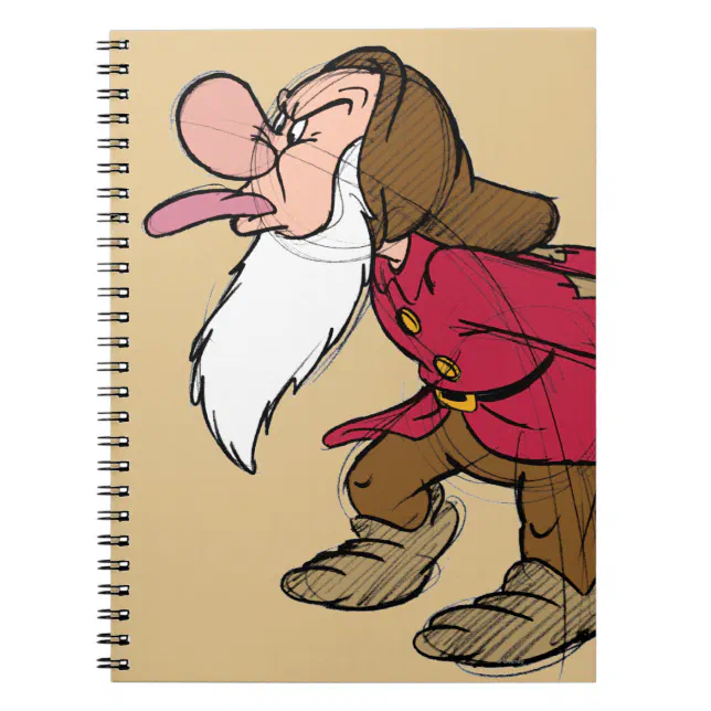 Sketch Grumpy Notebook | Zazzle