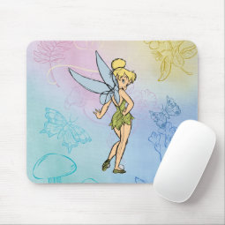 Sketch Tinker Bell 2 Mouse Pad | Zazzle