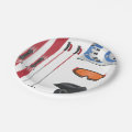Ski Equipment Paper Plates | Zazzle