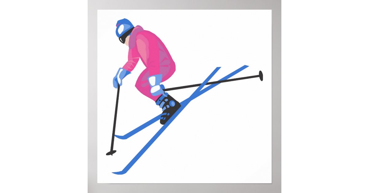 Ski Jumper Poster | Zazzle