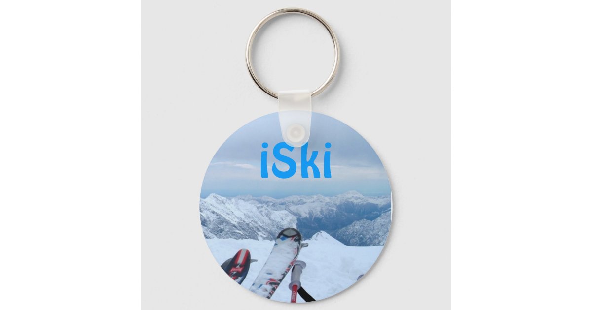 Ski Keychain | Zazzle