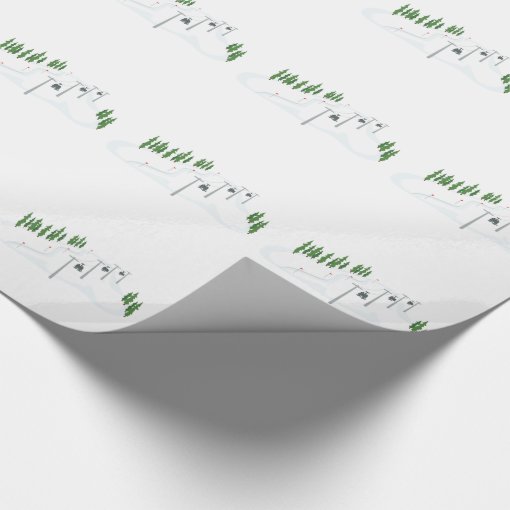 Ski Lift Wrapping Paper | Zazzle