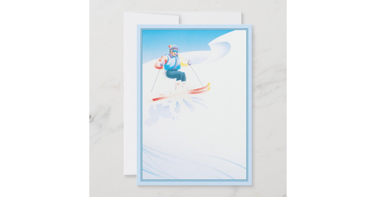 Ski Party © Invitation | Zazzle