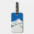 Ski Winter Scene Luggage Tag | Zazzle