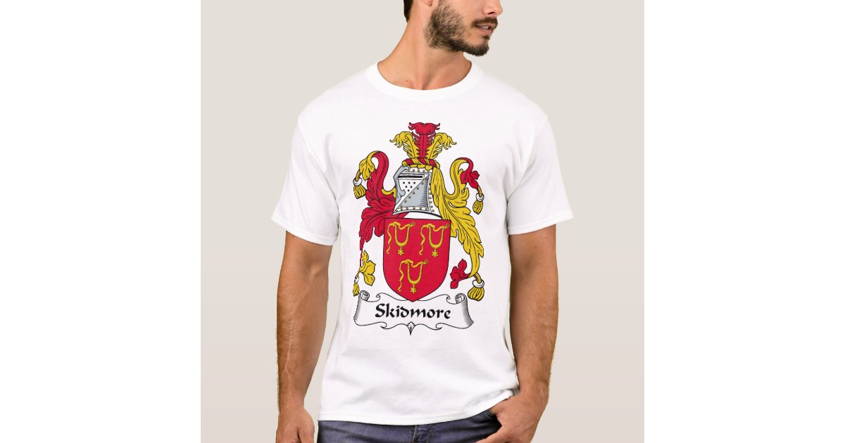 Skidmore Family Crest T-Shirt | Zazzle