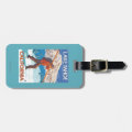 Skier Carrying Snow Skis - Lake Tahoe, Californi Luggage Tag | Zazzle