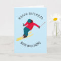 Skiing Card | Zazzle