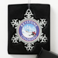 Skiing Keystone Colorado Mountains Ski Snowflake Pewter Christmas ...