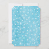 Skiing Penguin Birthday Party Ski Falling Snow Invitation | Zazzle