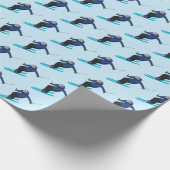 Skiing Wrapping Paper | Zazzle