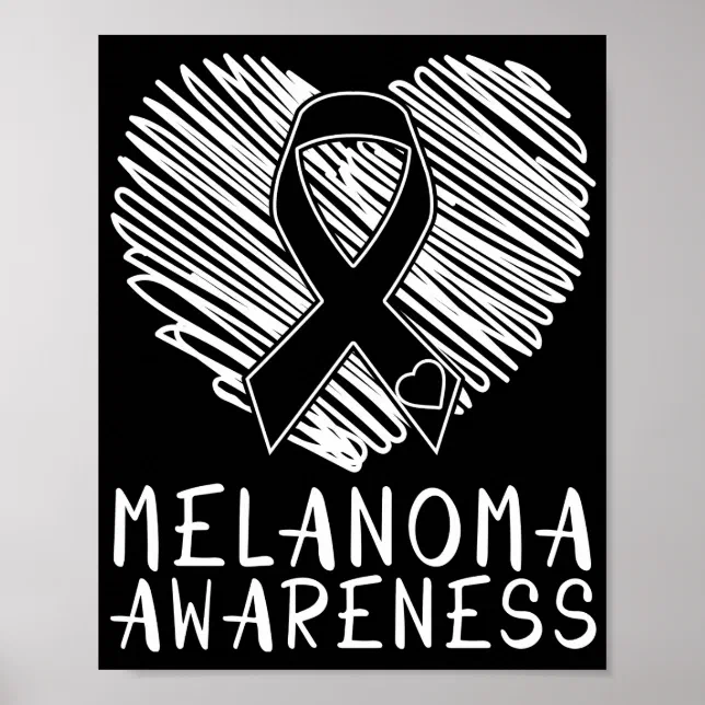 Skin Cancer Melanoma Awareness Melanoma Poster Zazzle