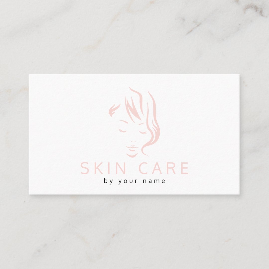 Skin Care Beauty Business Card | Zazzle