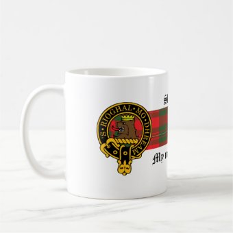 Skinner Scottish crest and Tartan mug | Zazzle