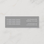 Skinny custom court reporter business cards | Zazzle