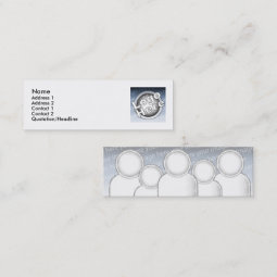 Skinny Mini Business Card | Zazzle