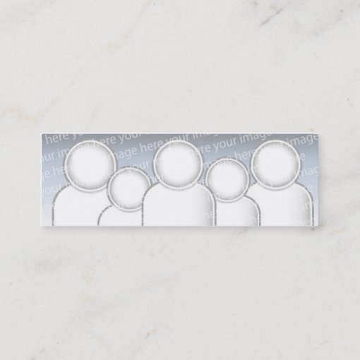 Skinny Mini Business Card | Zazzle