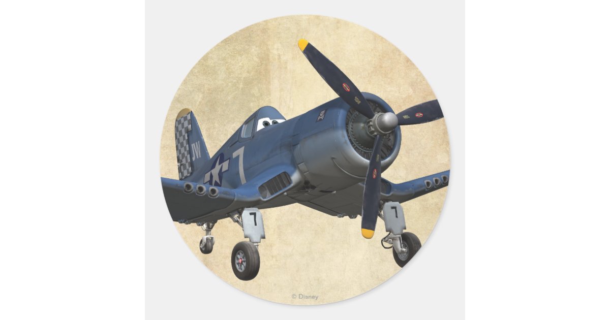 Skipper 1 classic round sticker | Zazzle