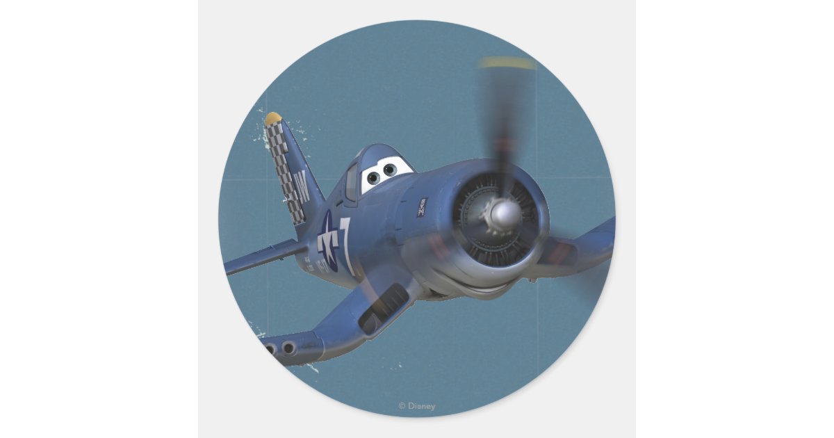 Skipper 3 classic round sticker | Zazzle