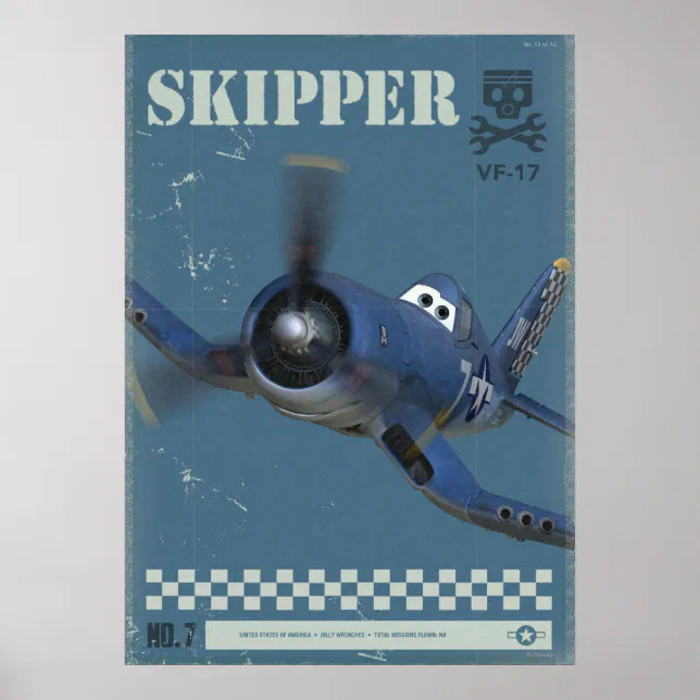 Skipper No. 7 Poster | Zazzle