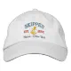 Skipper With Anchor Personalized Embroidered Baseball Cap | Zazzle