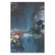 Skull among Waterfalls and Flowers Decoupage Tissue Paper | Zazzle