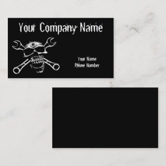 Skull and Bones Business Card | Zazzle