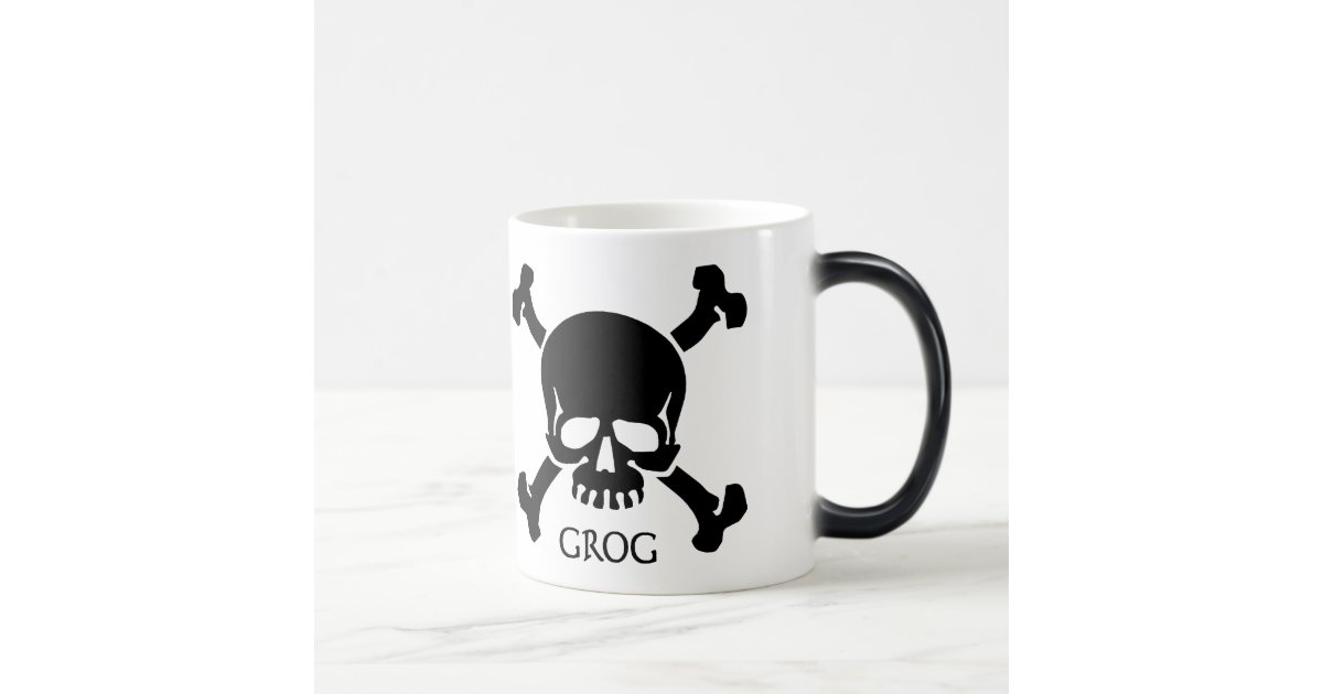Skull and Bones Grog Mug | Zazzle