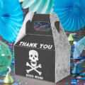 Skull and Bones Halloween Birthday Favor Box | Zazzle