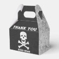 Skull and Bones Halloween Birthday Favor Box | Zazzle