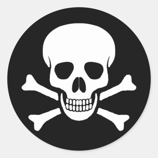 Skull And Crossbones Decal